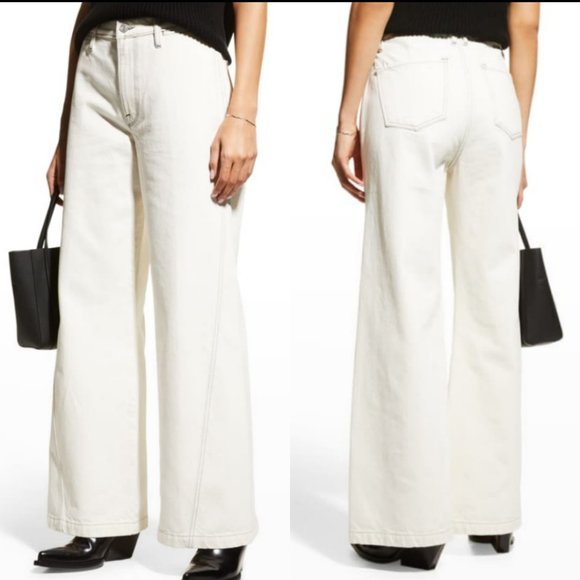 Frame Denim | Pants & Jumpsuits | Frame Le Baggy Palazzo Jeans | Poshmark